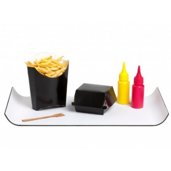 Mini Boite Frites Noire 11 X 7 X 5 Cm 100 Chef x 100 Mini Boite Frites Noire 11 X 7 X 5 Cm 100 Chef x 100